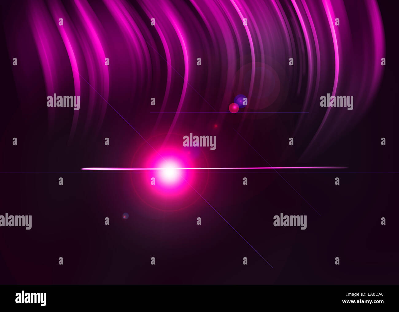 Pink aura light abstract on black background Stock Photo - Alamy