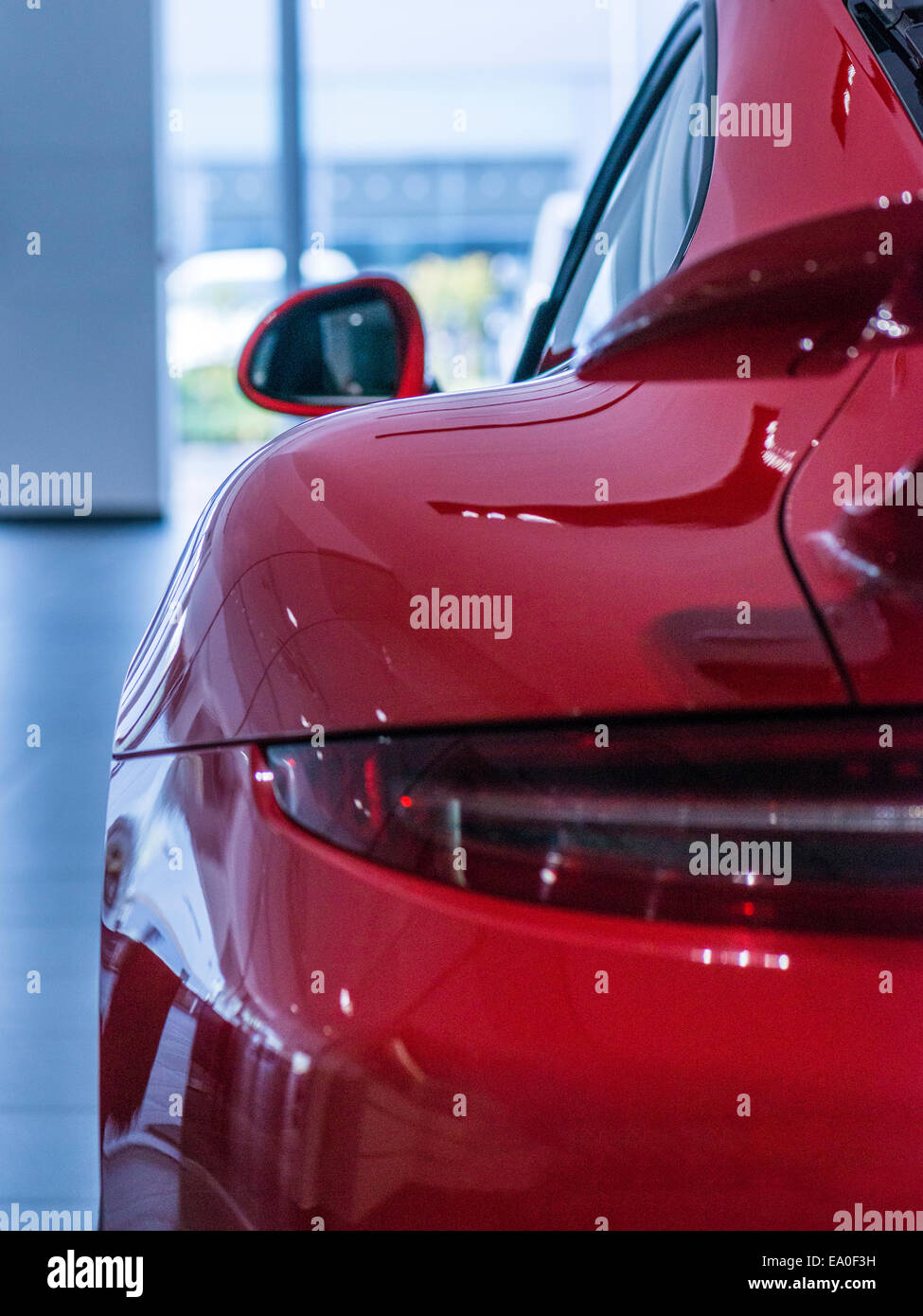 Porsche 911 turbo rear view hi-res stock photography and images - Alamy