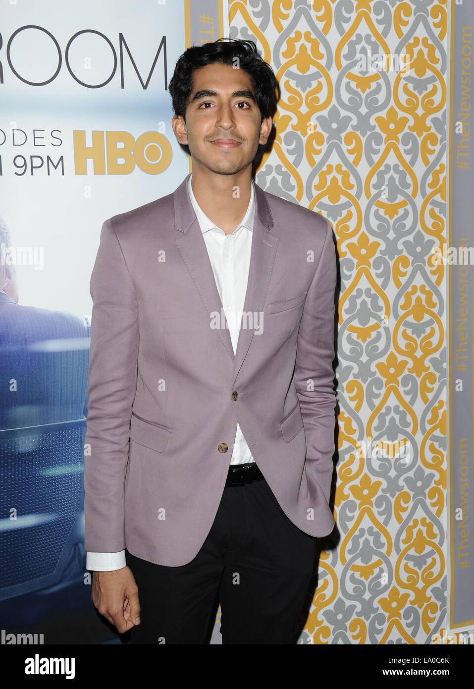Los Angeles, CA, USA. 4th Nov, 2014. Dev Patel at arrivals for HBO's ...