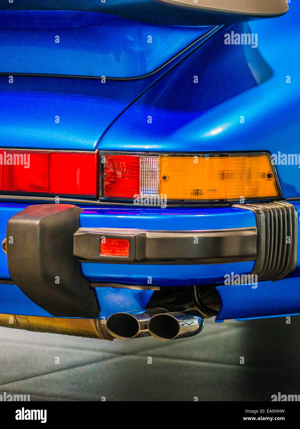 Porsche 911 turbo rear view hi-res stock photography and images - Alamy