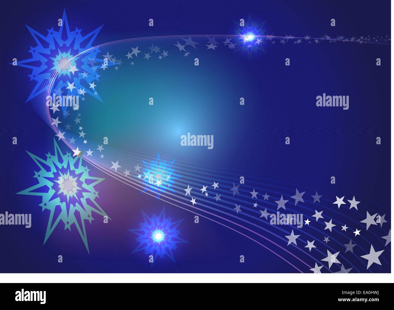 vector abstract starry background, eps10 file, gradient mesh and ...