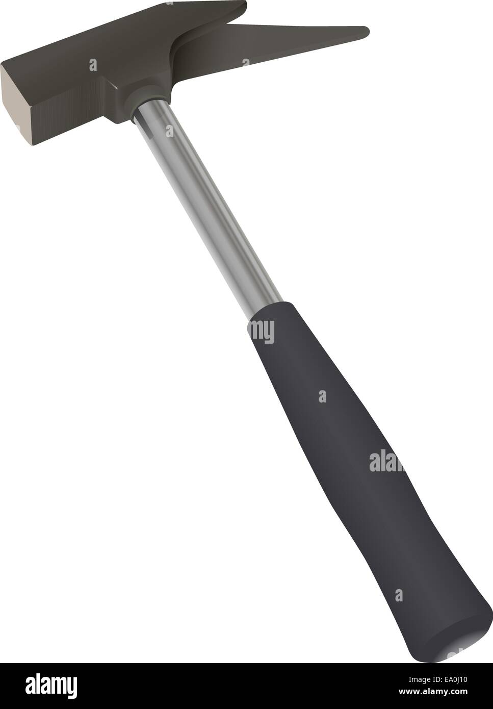 vector realistic carpenter hammer on white background Stock Vector ...