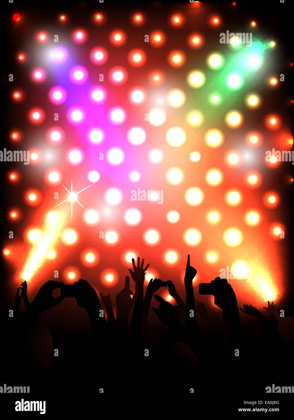 Crowd people in front Stock Vector Images - Alamy