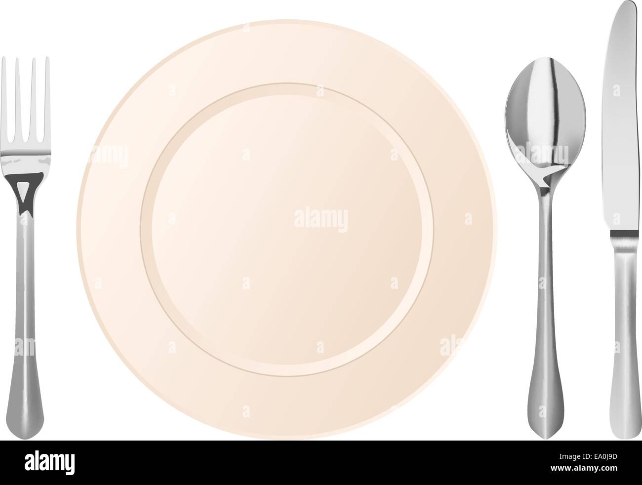 Cutlery vector vectors hi-res stock photography and images - Alamy
