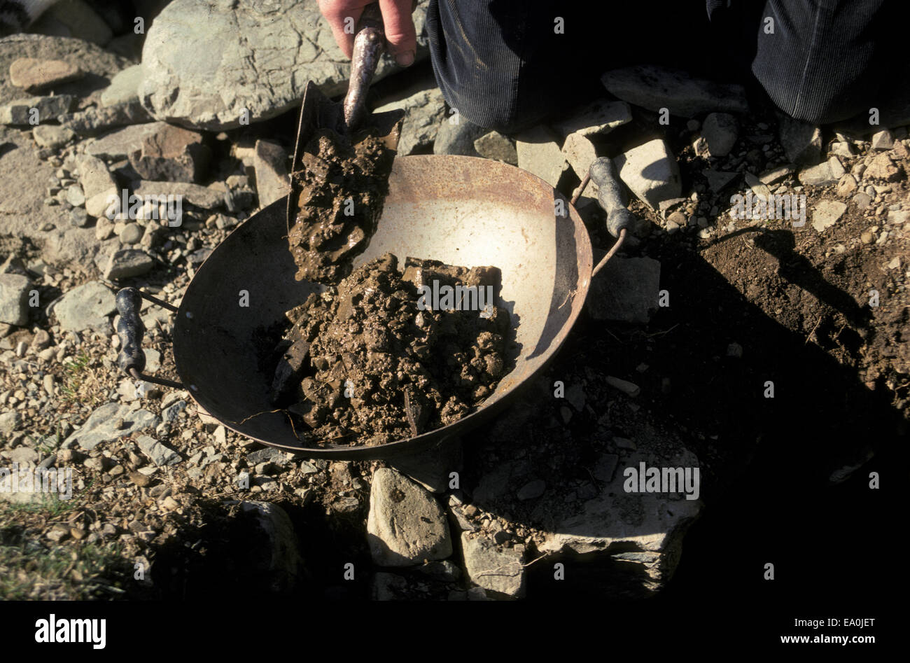 Gold panning river in scotland hi-res stock photography and images - Alamy