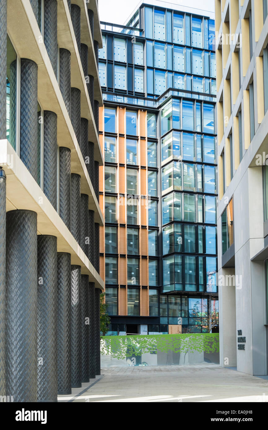 One,Two & Five Pancras Square King's Cross - London Stock Photo - Alamy