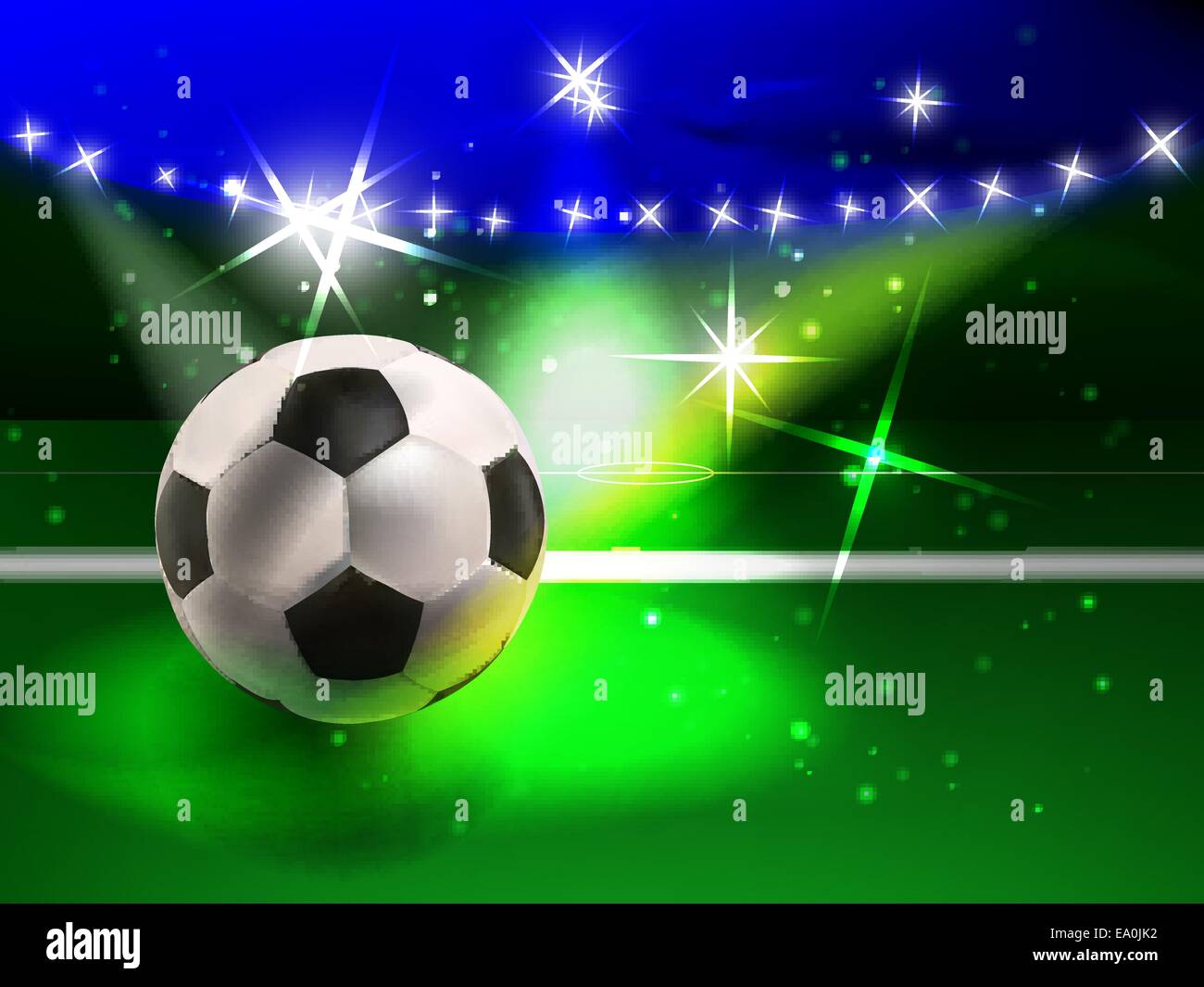vector colorful football concept, eps10 vector, gradient mesh and ...