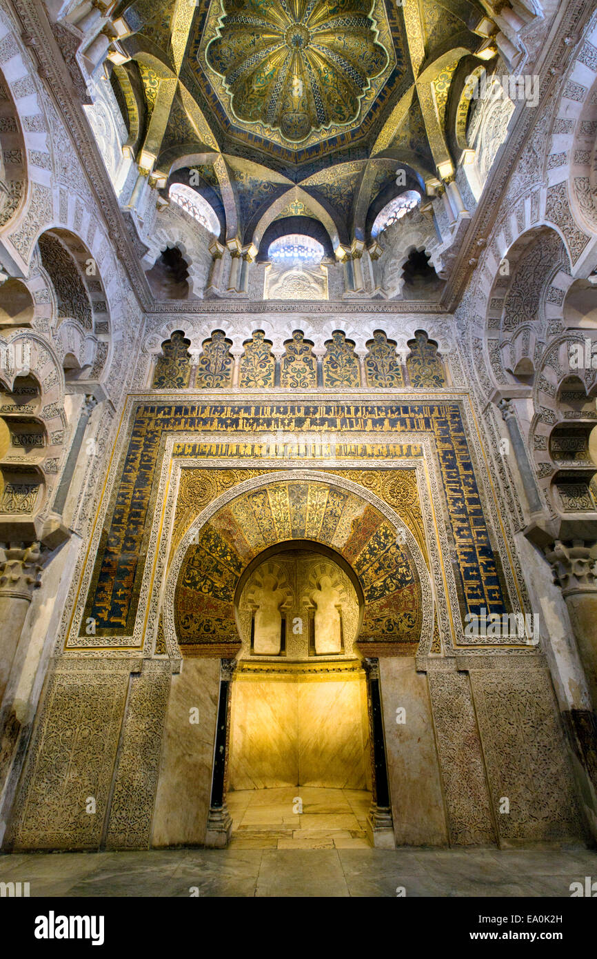 Mihrab, Córdoba Cathedral Mosque / Great Mosque of Córdoba / Mezquita ...