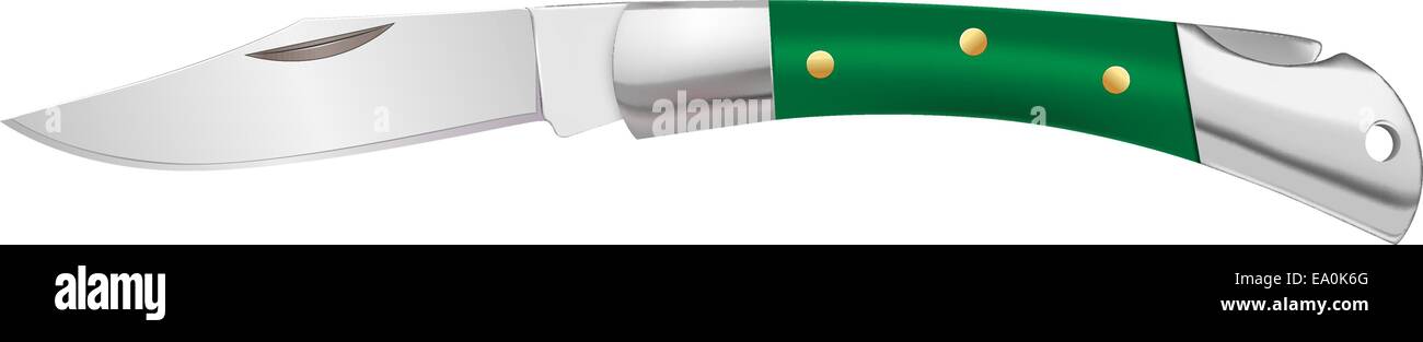 vector realistic knife on white background Stock Vector Image & Art - Alamy