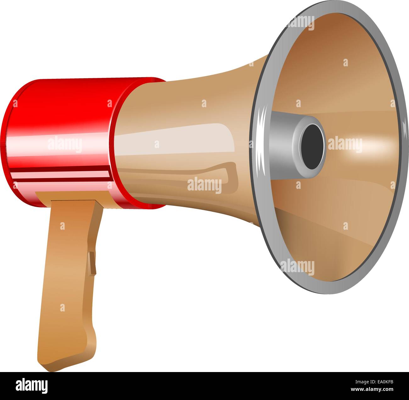 vector megaphone icon isolated on white background Stock Vector Image ...