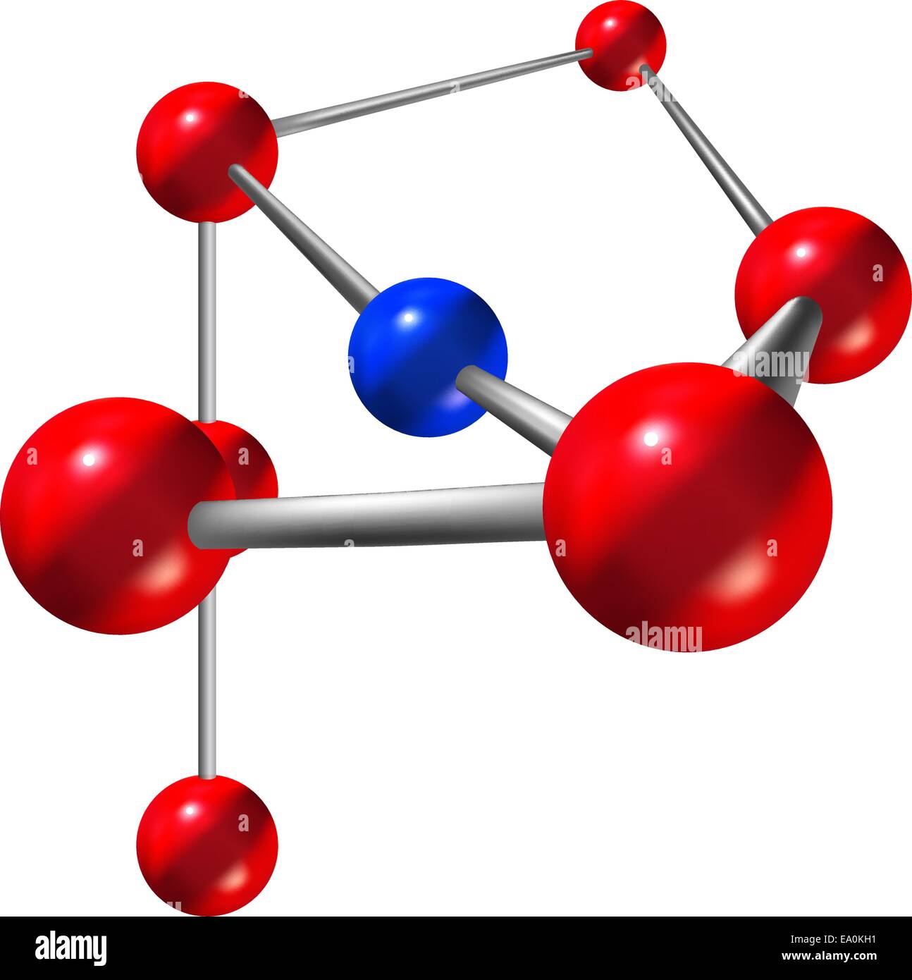 3d molecule model Stock Vector Images - Alamy