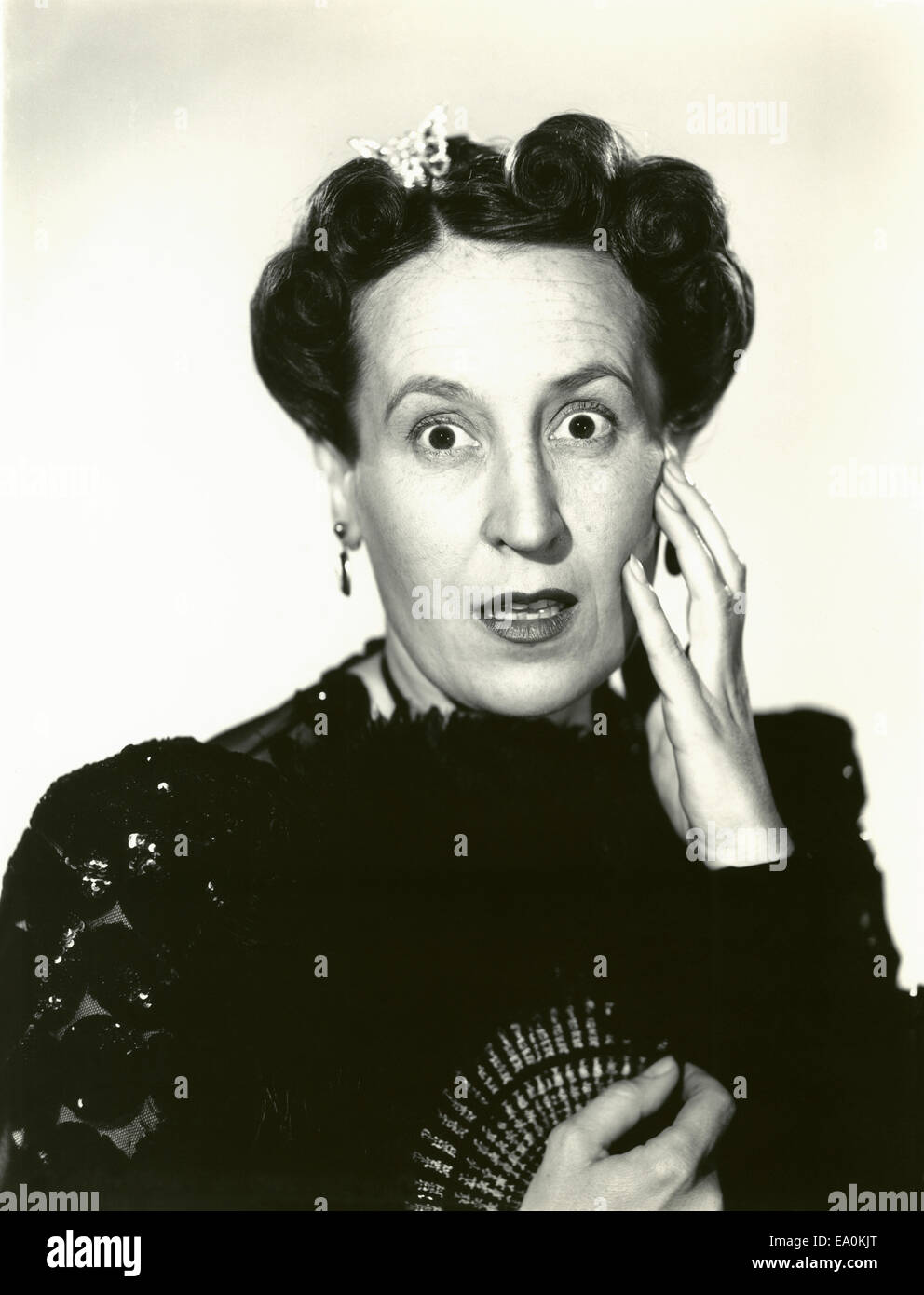 Woman in disbelief Stock Photo - Alamy