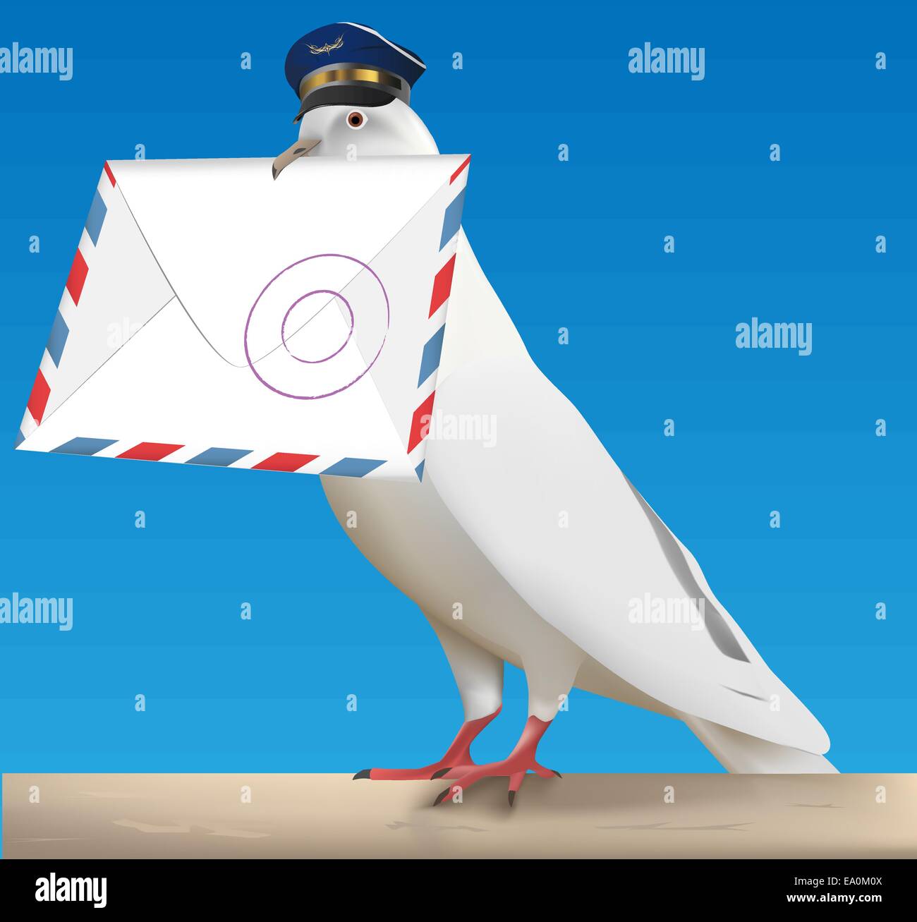 Pigeon message hi-res stock photography and images - Alamy