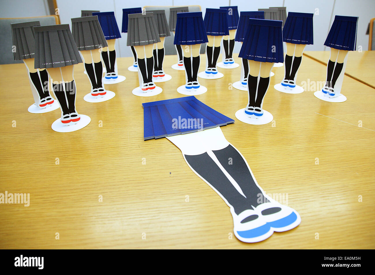 Graphic designer and art director Kaori Kato shows her 2015 "Skirt ...