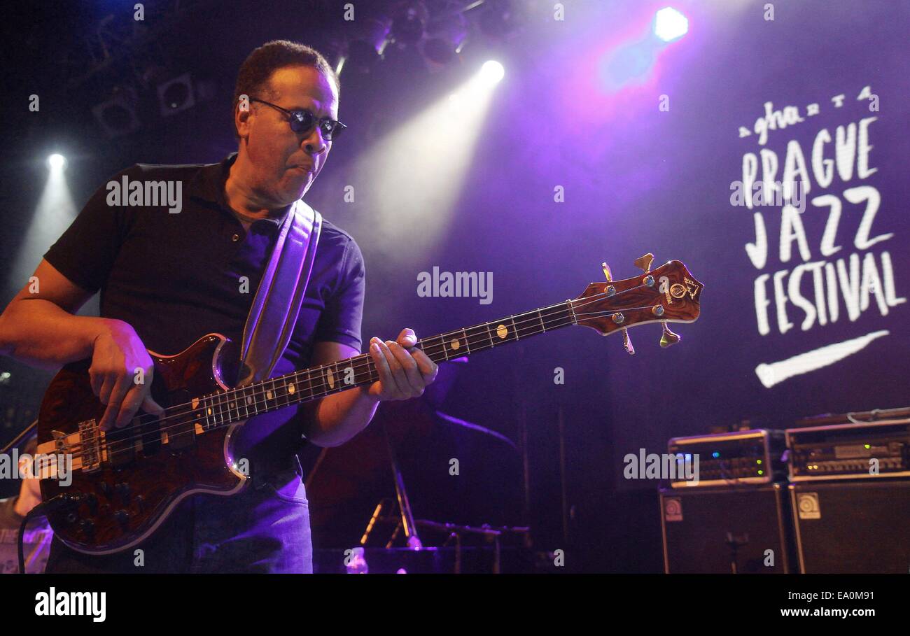 Legendary fusion bass player Stanley Clarke performs with his band at ...