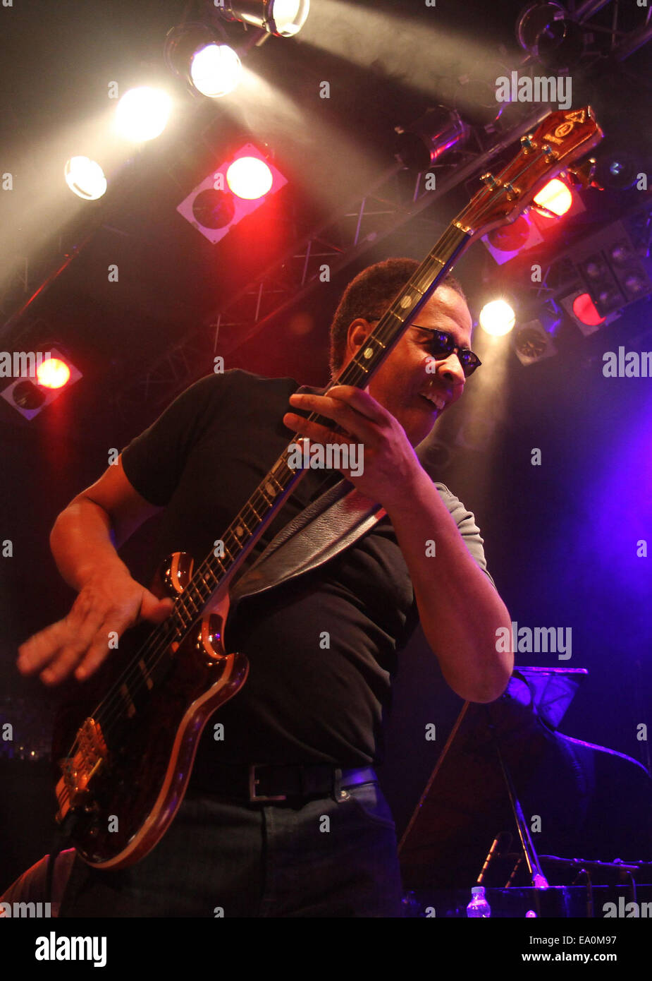Legendary fusion bass player Stanley Clarke performs with his band at ...