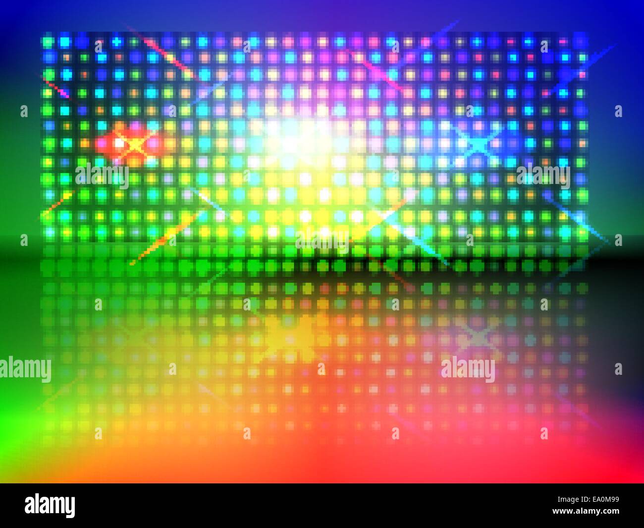 Stage floor lights Stock Vector Images - Alamy