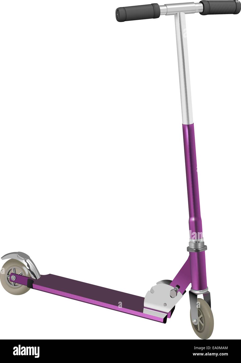 vector realistic scooter on white background Stock Vector Image & Art ...