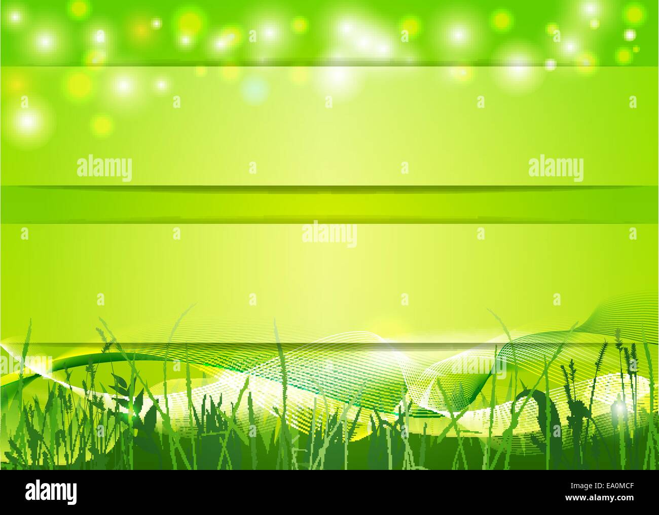 vector abstract spring background, eps10 file, gradient mesh and ...