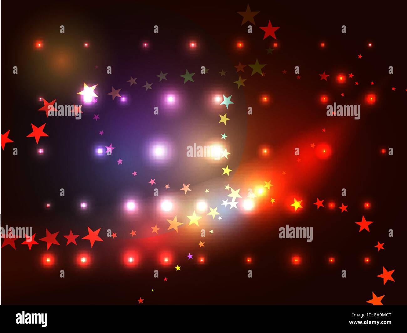 vector abstract starry background, eps10 file, gradient mesh and ...