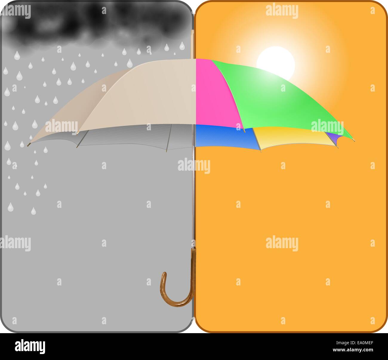 Weather forecast gradient Stock Vector Images - Alamy