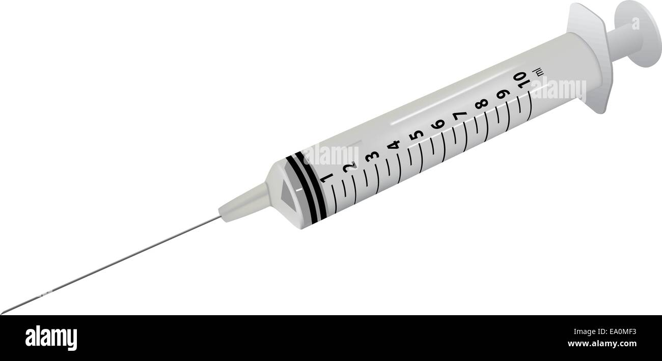realistic vector close up empty syringe Stock Vector Image & Art - Alamy