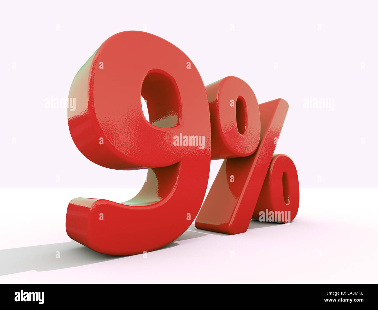 Percentage rate icon on a white background Stock Photo - Alamy