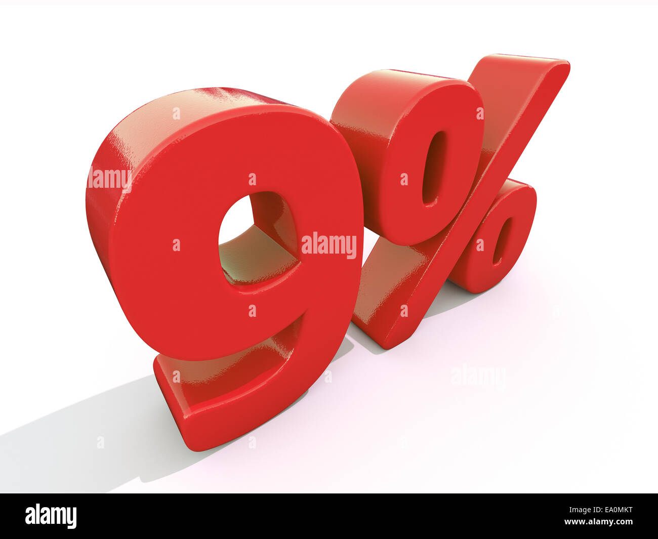 Percentage rate icon on a white background Stock Photo - Alamy
