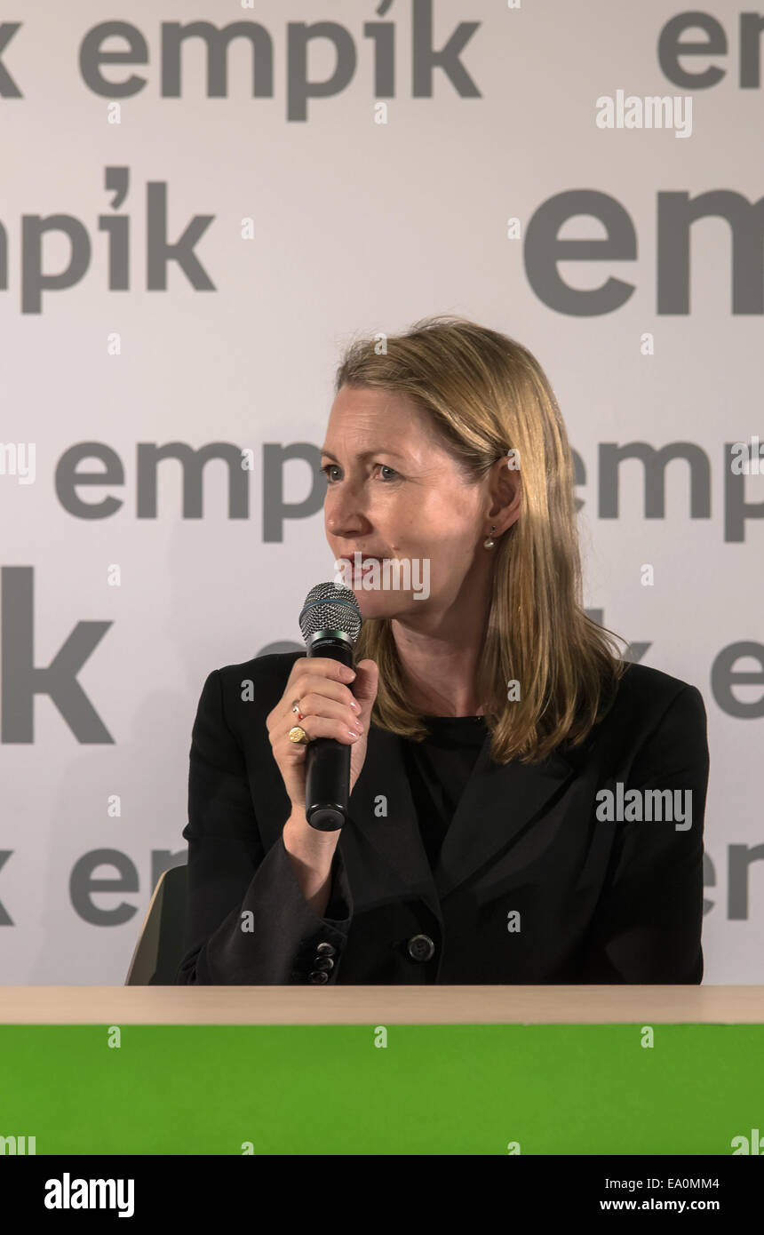 Poland, Warsaw: Alexandra Richie, PhD, the author of the book Warsaw ...