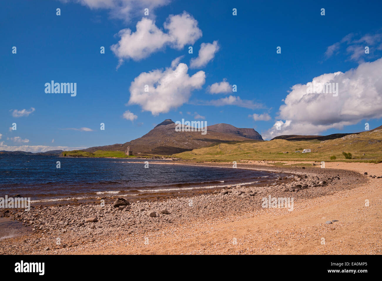 Ardvreck Castle, Loch Assynt, Highland Region, Scotland, UK Stock Photo ...