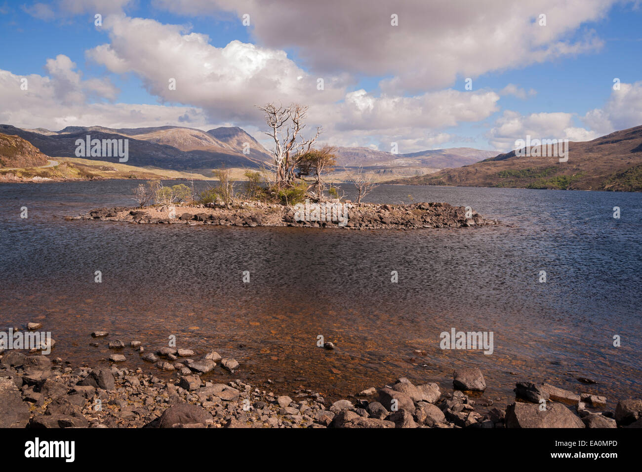 Loch Assynt, west Highland Region Scotland, UK Stock Photo - Alamy
