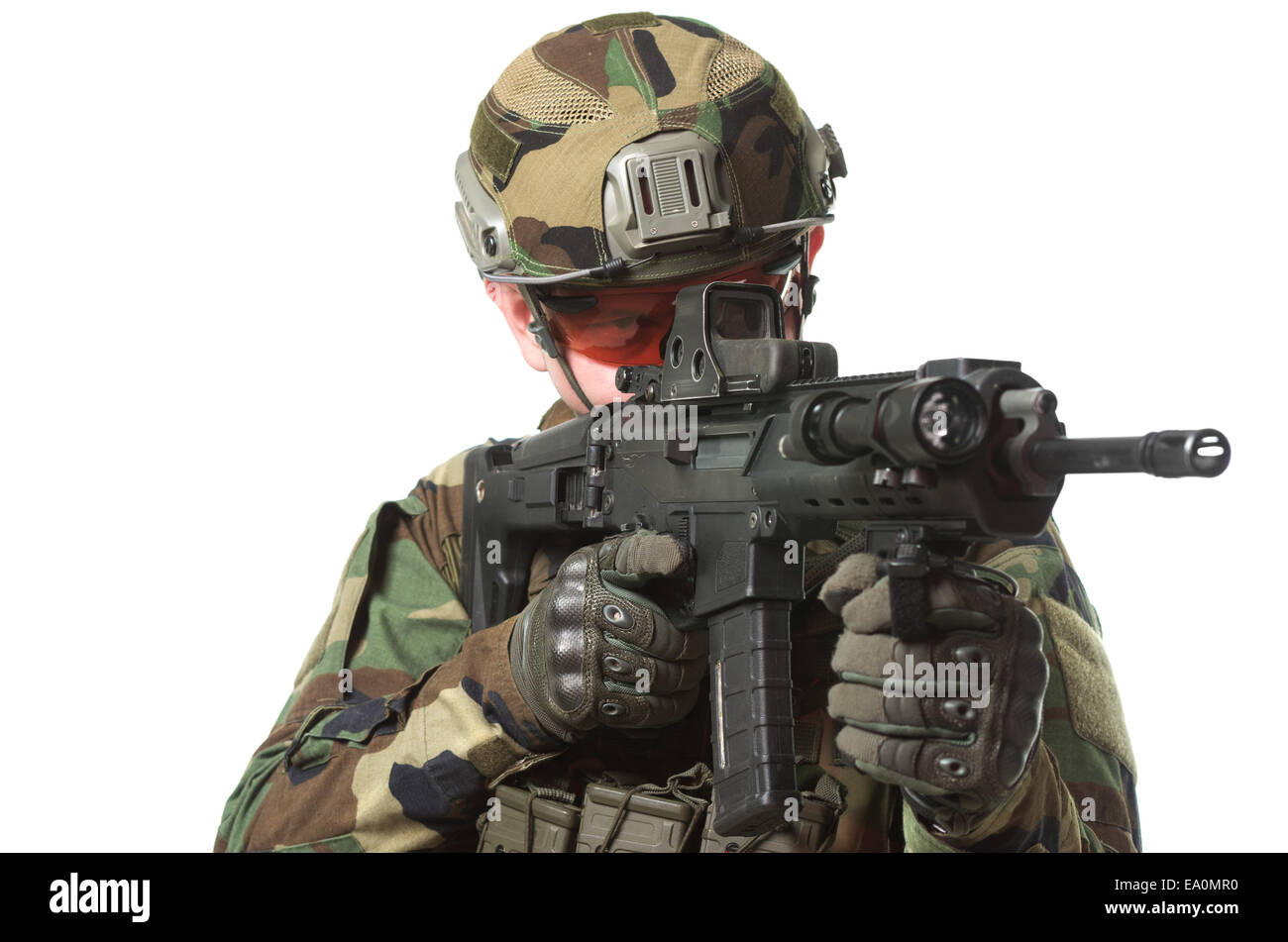 NATO soldier in full gear Stock Photo - Alamy