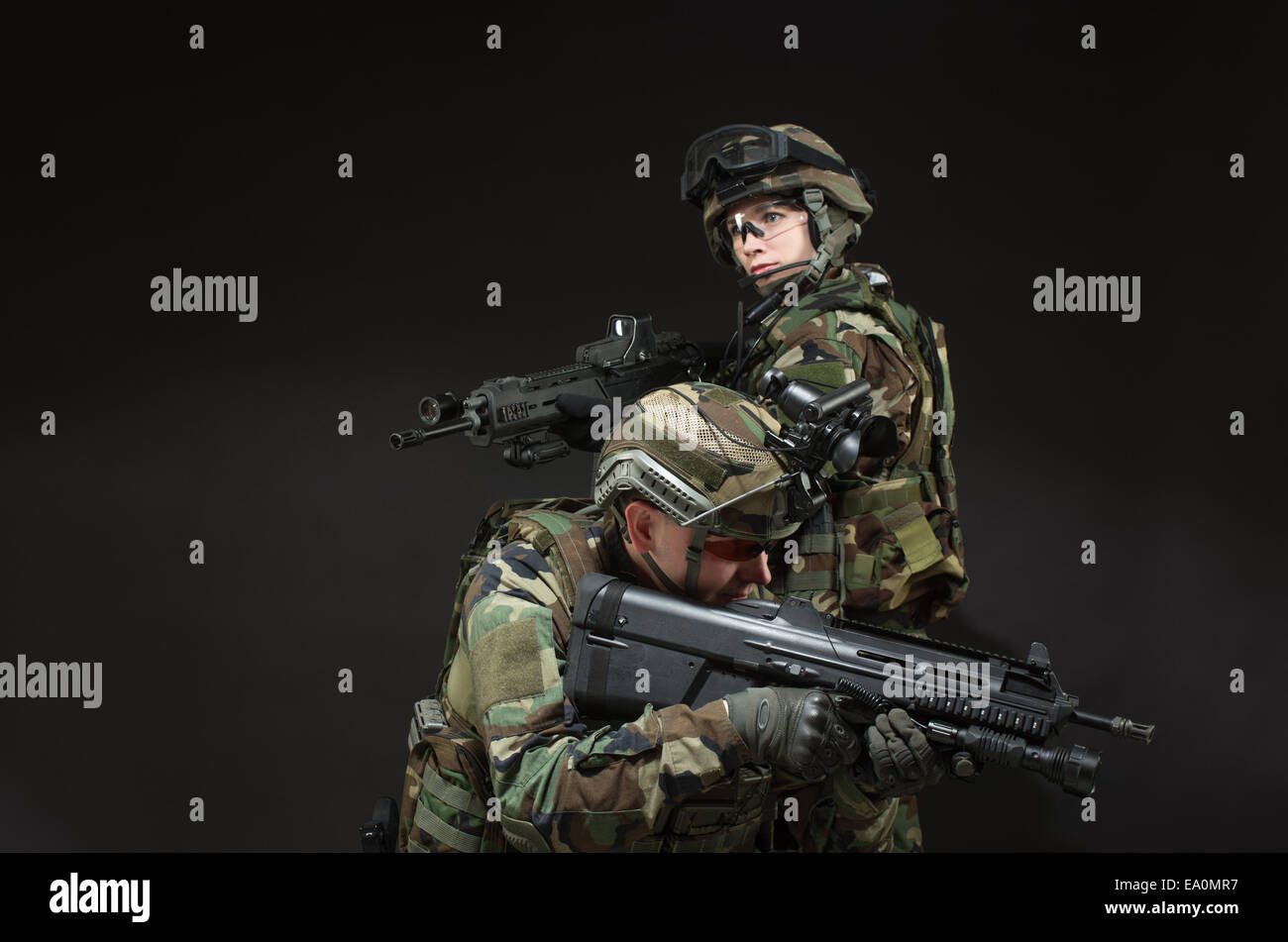 NATO soldier in full gear Stock Photo - Alamy