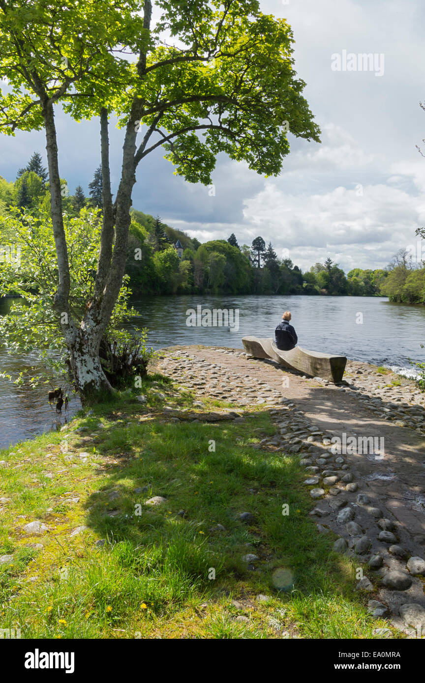 Ness river Islands walk, inverness, Highland, Scotland, UK Stock Photo ...