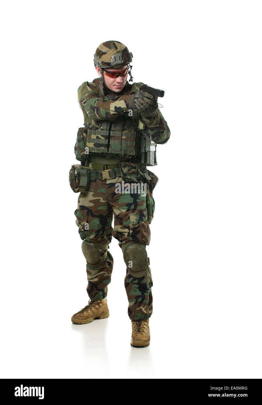 NATO soldier in full gear Stock Photo - Alamy