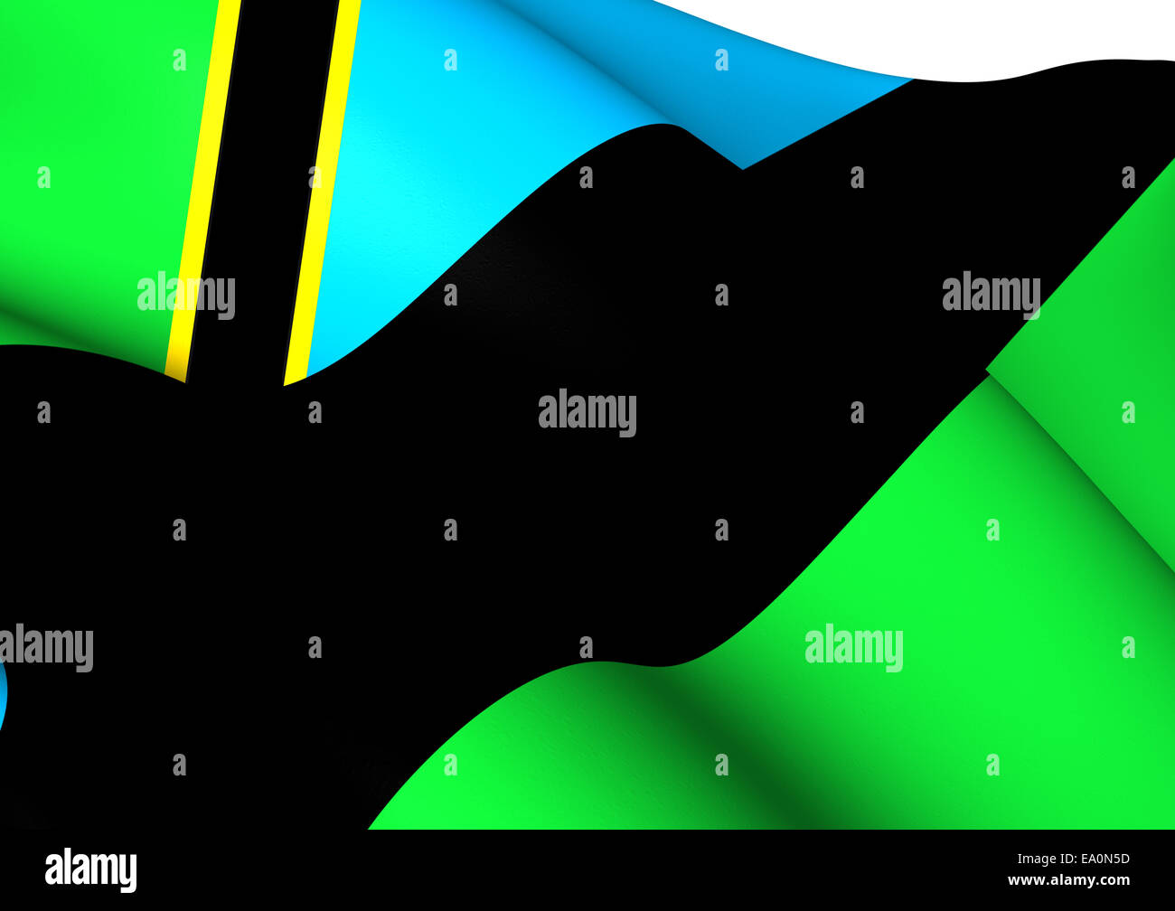 Flag of Zanzibar Stock Photo - Alamy