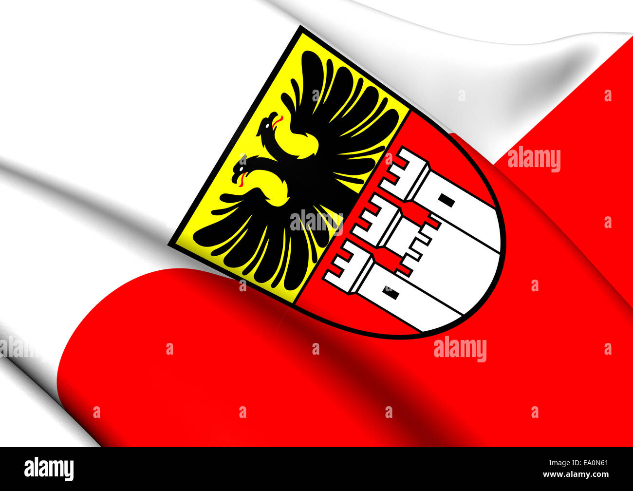 Flag of Duisburg Stock Photo - Alamy