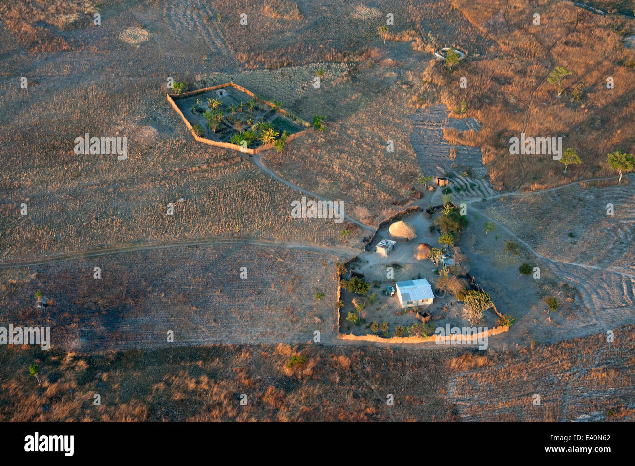 Aerial images of Zimbabwe's rural farmlands Stock Photo - Alamy