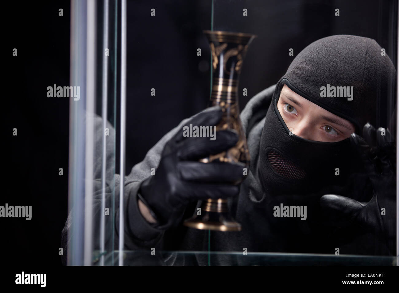 Gangster wearing mask hi-res stock photography and images - Alamy