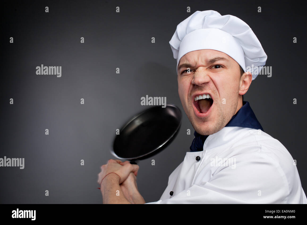Angry chef restaurant hi-res stock photography and images - Alamy