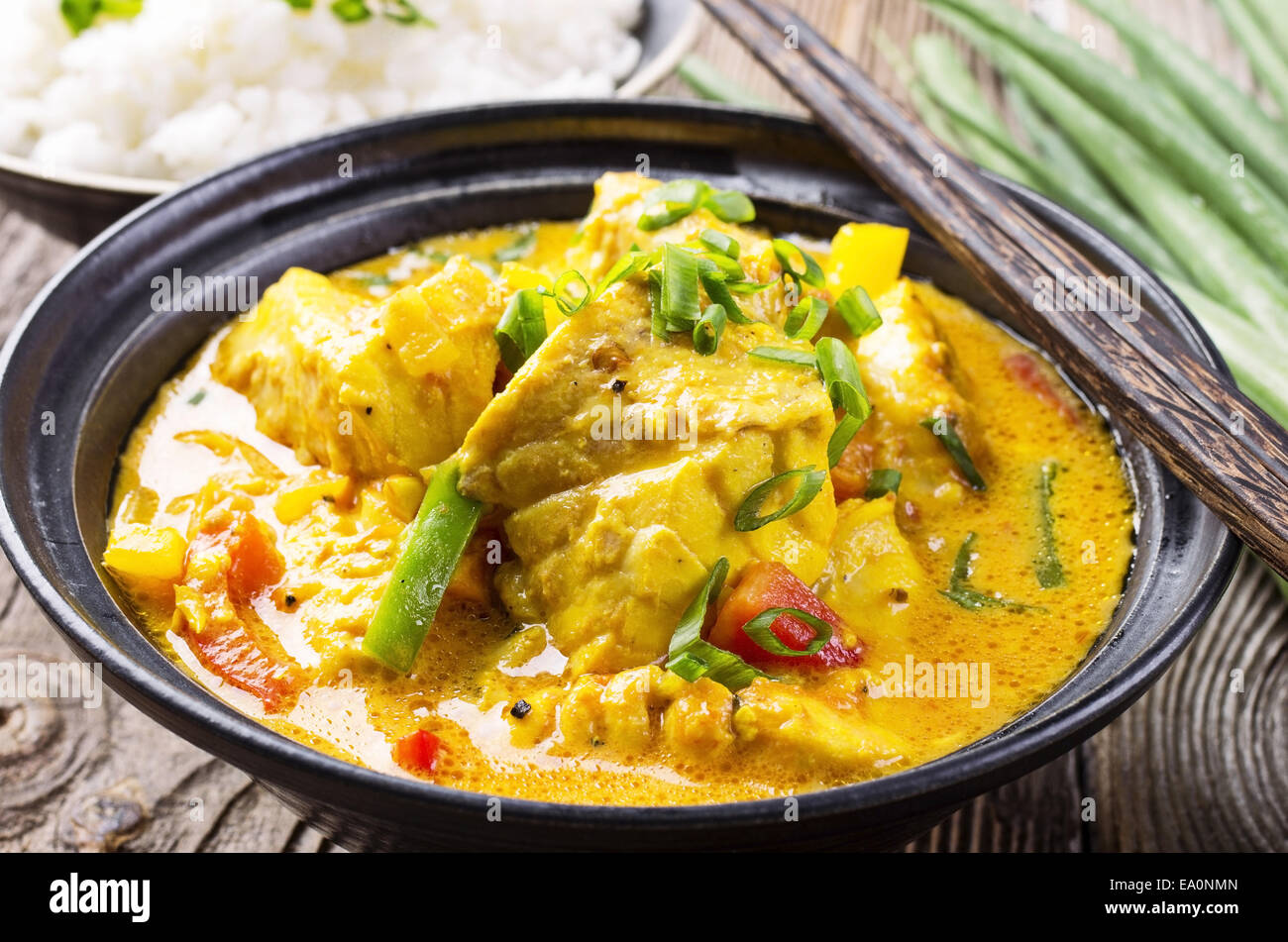Fish stew with saffron hi-res stock photography and images - Alamy