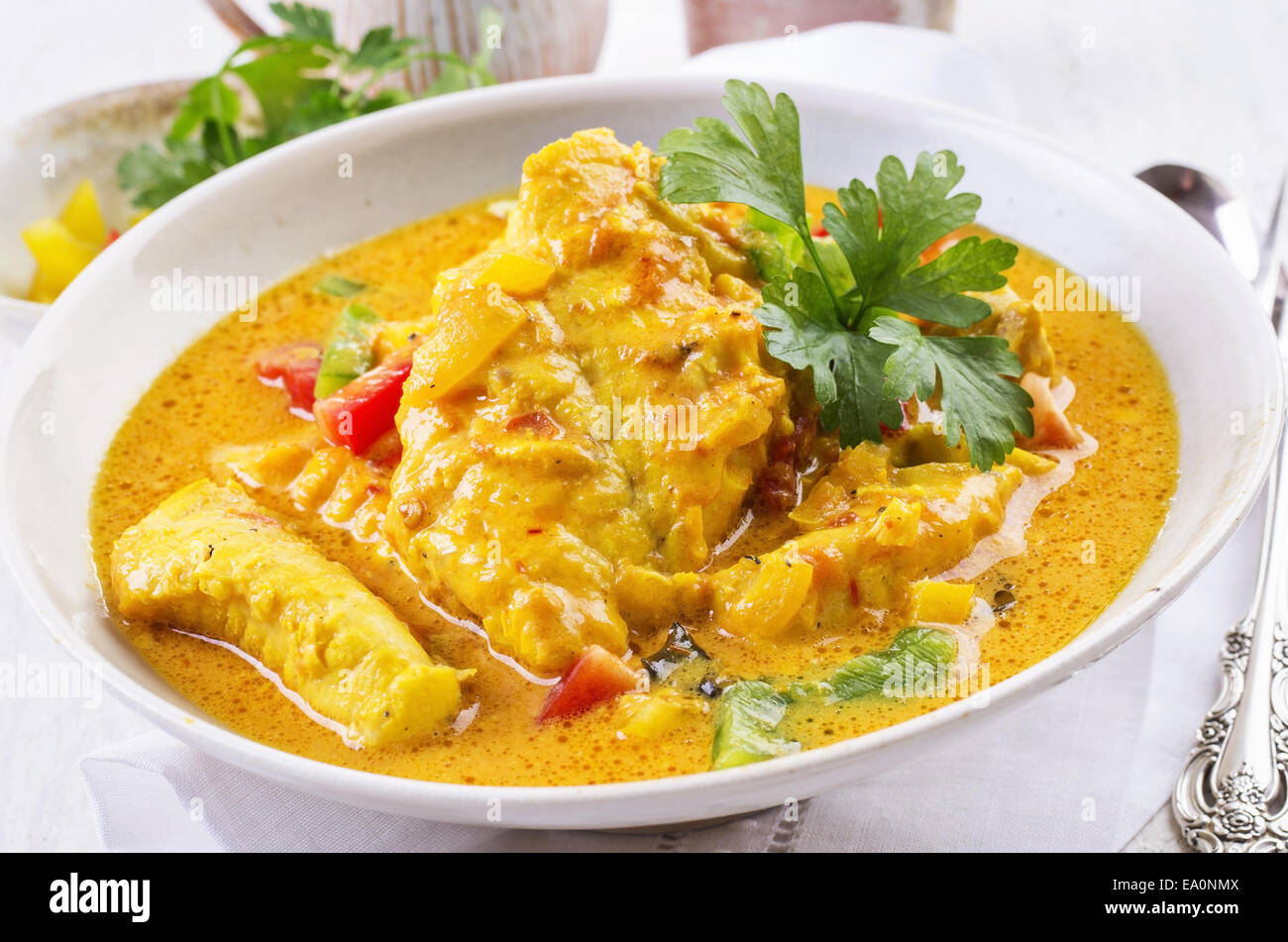 moqueca - brazilian fish stew Stock Photo - Alamy