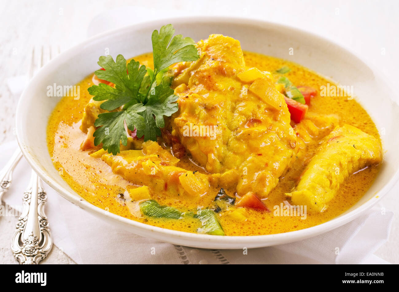 brazilian fish stew - moqueca de peixe Stock Photo - Alamy