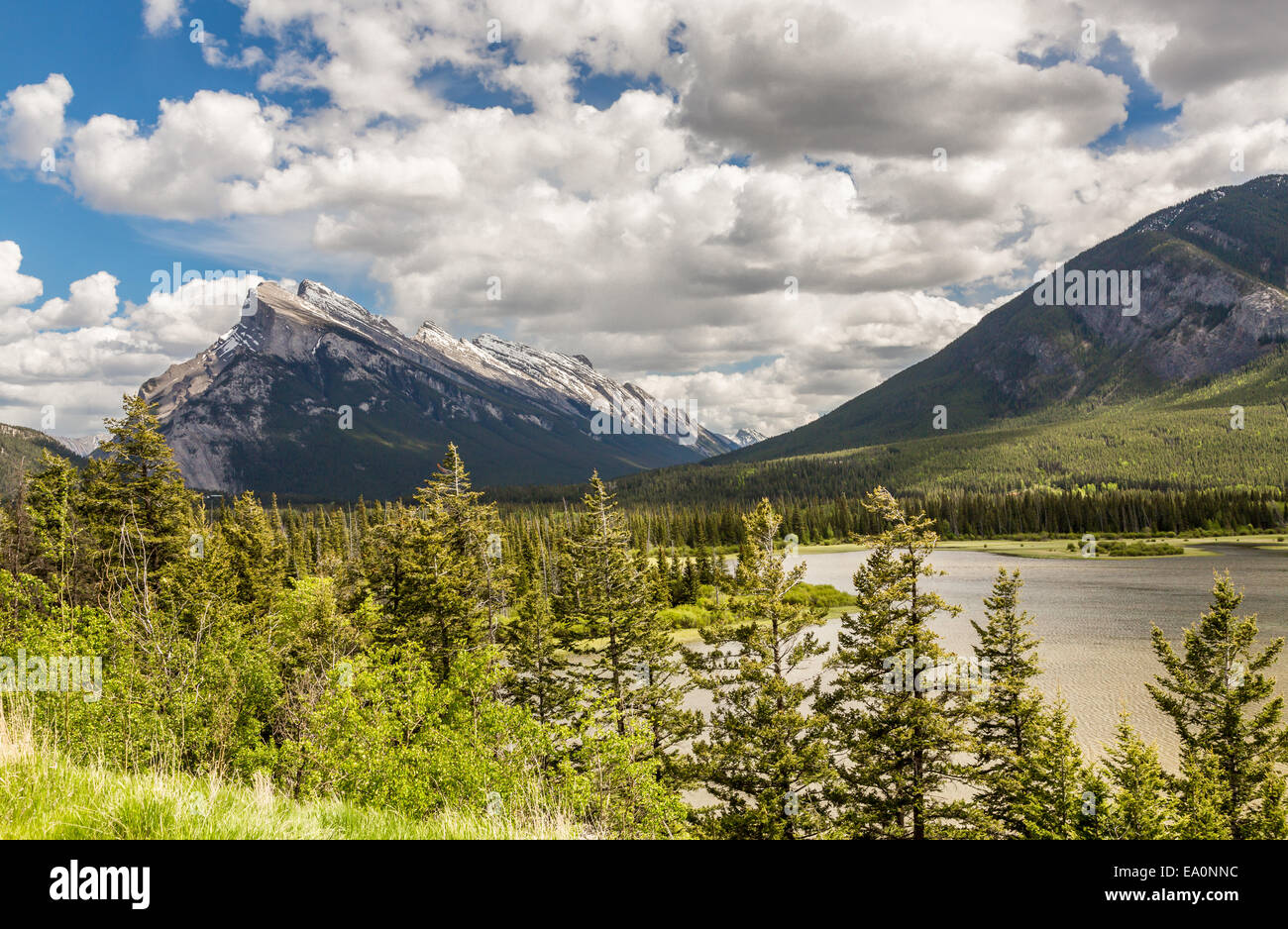 Vermillion Lake, Banff, Banff National Park, Rocky Mountains, Alberta ...