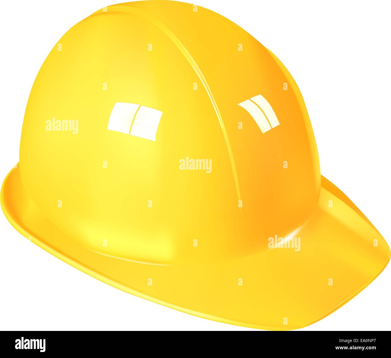 Yellow construction helmet vector vectors hi-res stock photography and ...