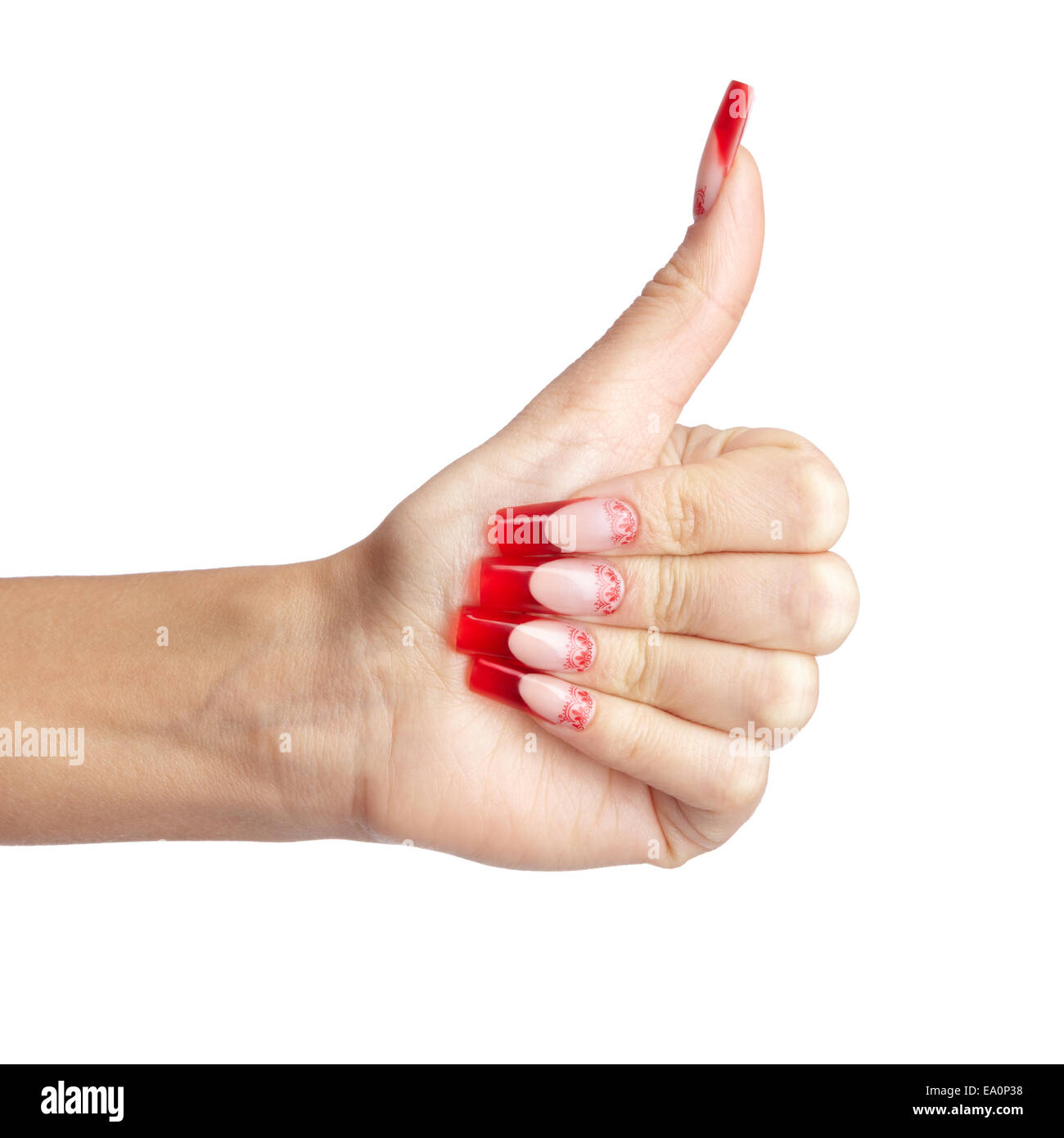 Acrylic nails hi-res stock photography and images - Alamy