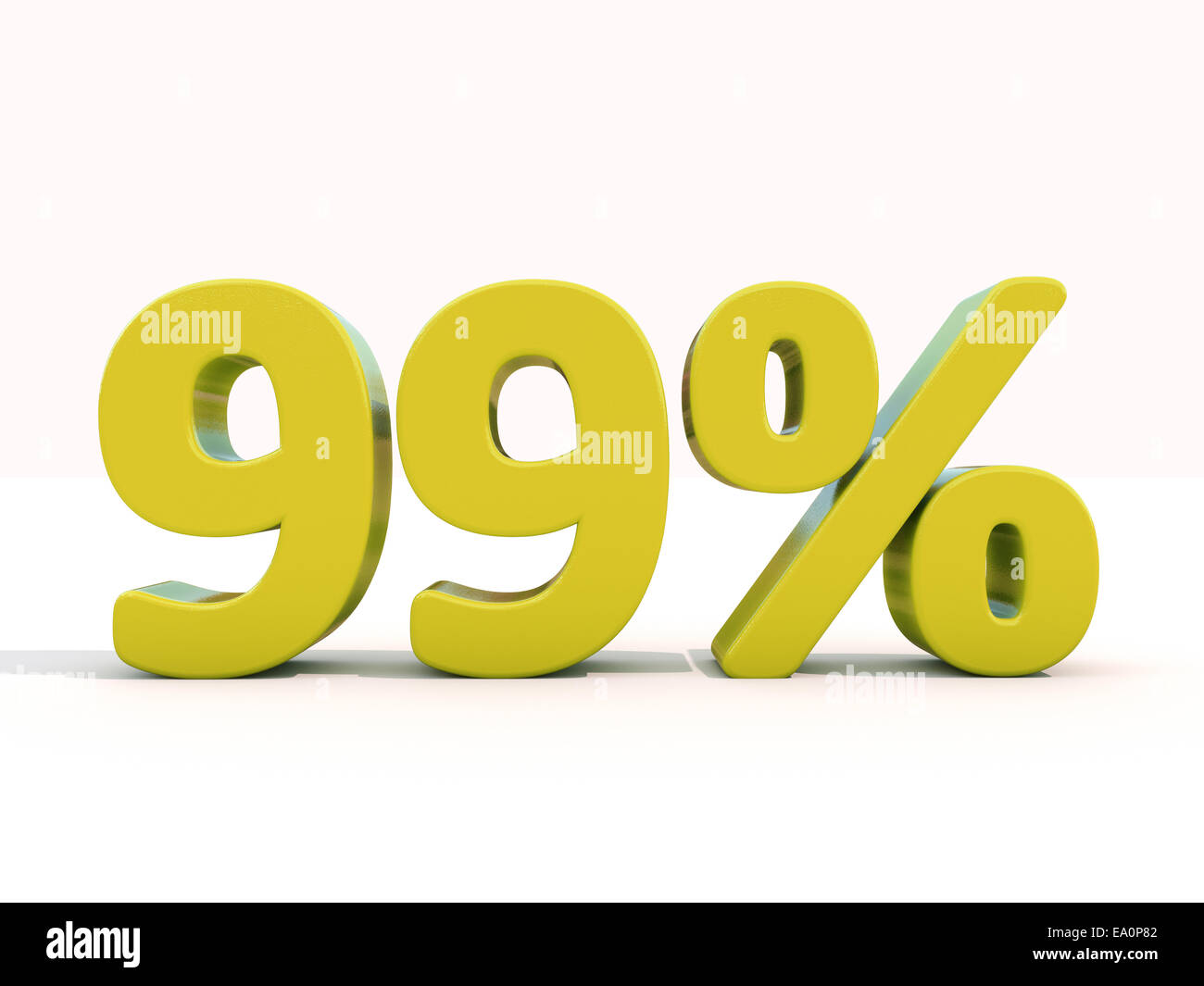 99 percentage Cut Out Stock Images & Pictures - Alamy