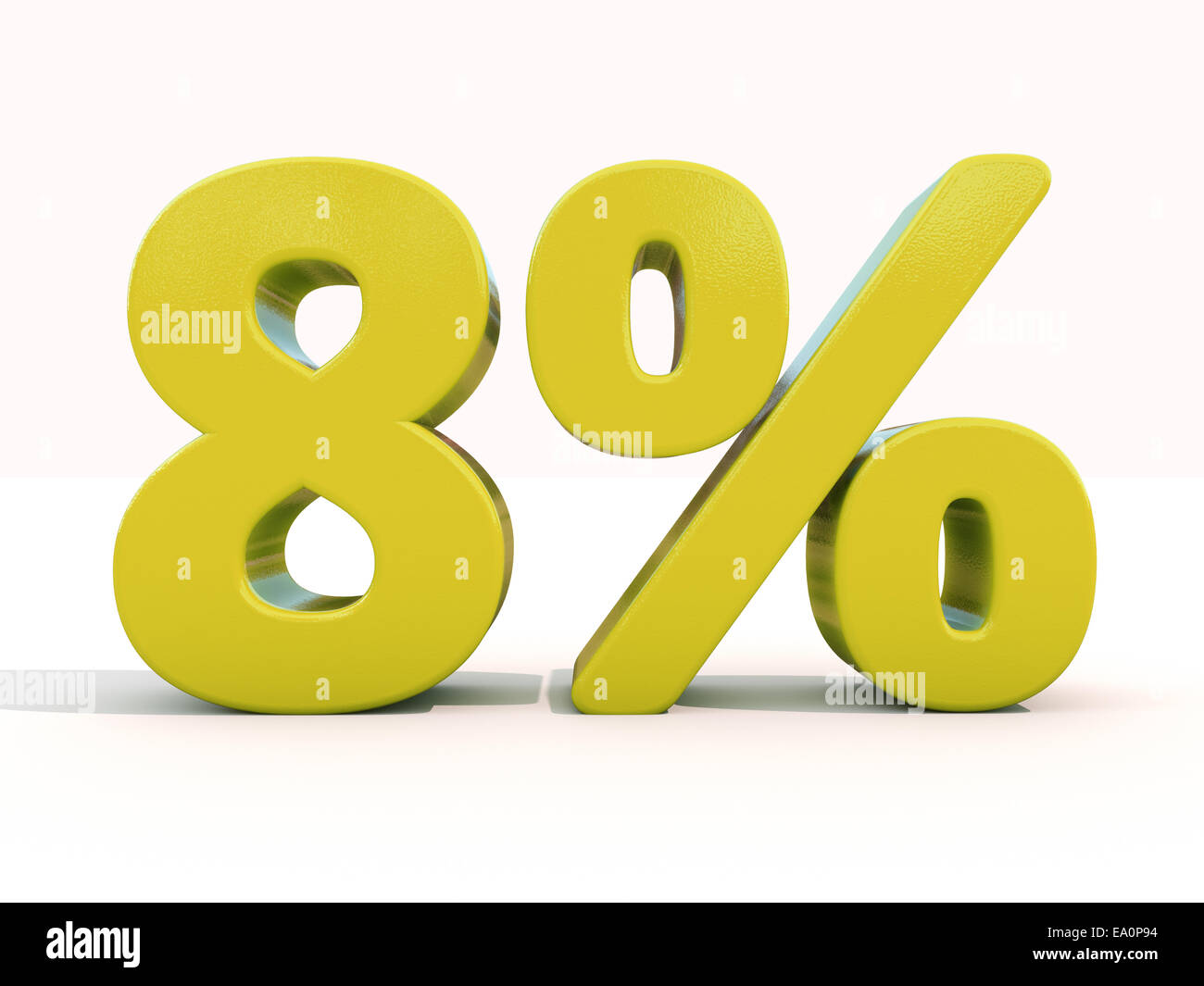 Percentage rate icon on a white background Stock Photo - Alamy