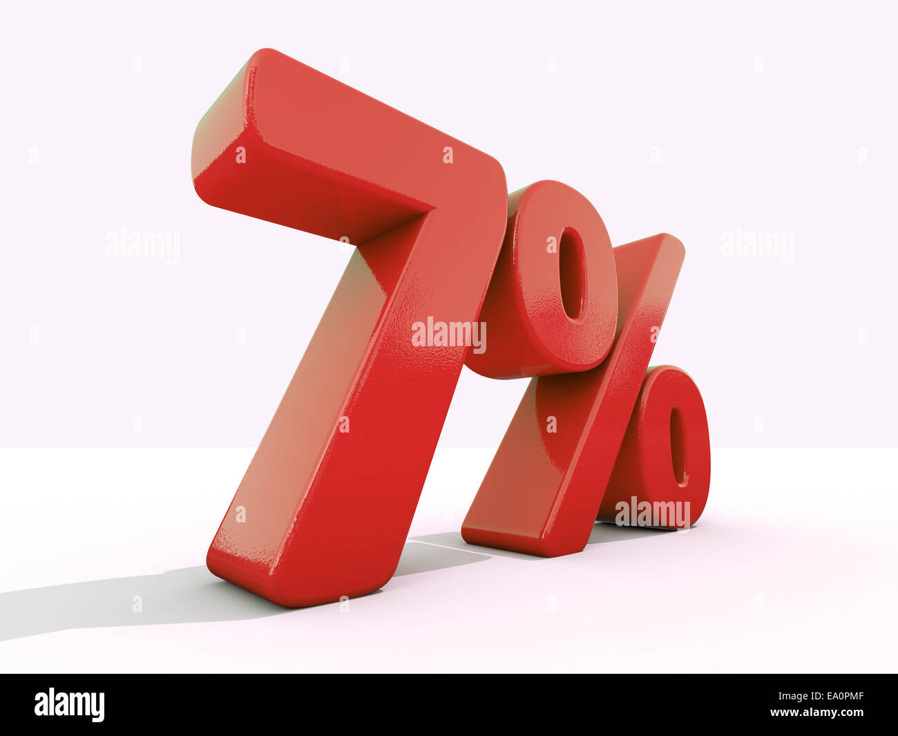 Percentage rate icon on a white background Stock Photo - Alamy