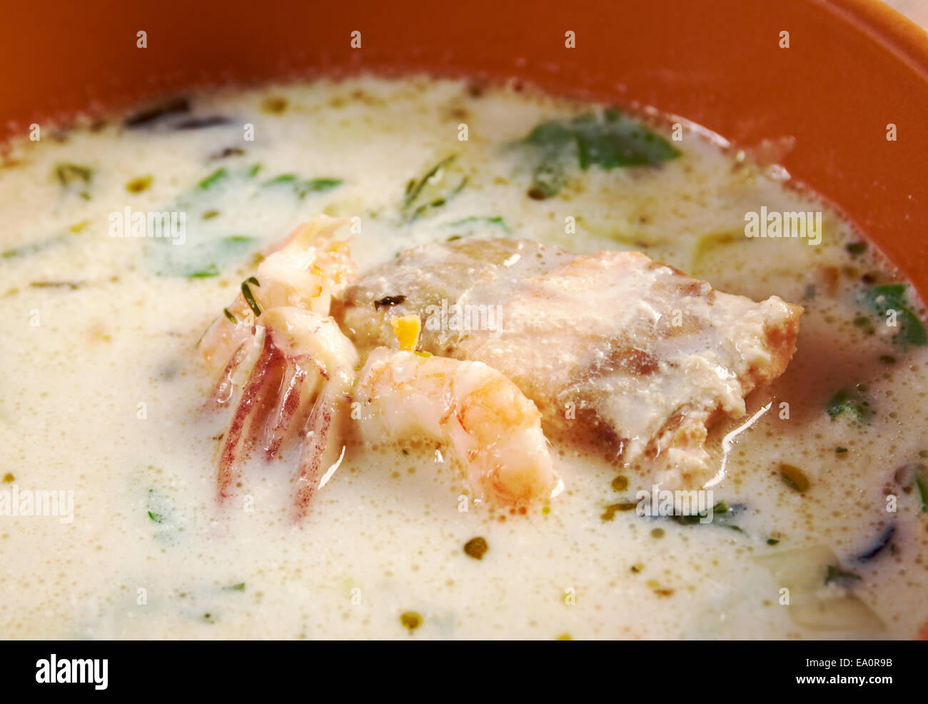 Seafood chowder hi-res stock photography and images - Alamy